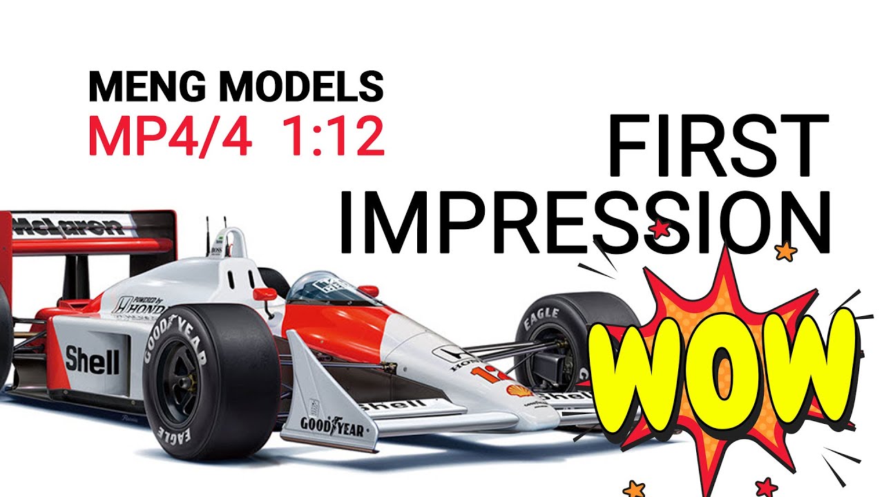 KMP: McLaren MP4/4 1988 kit.First impression - Modellismo.tv